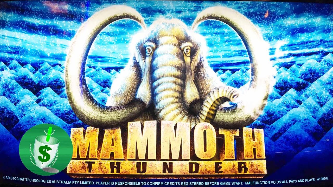 Mammoth Thunder classic slot machine - YouTube