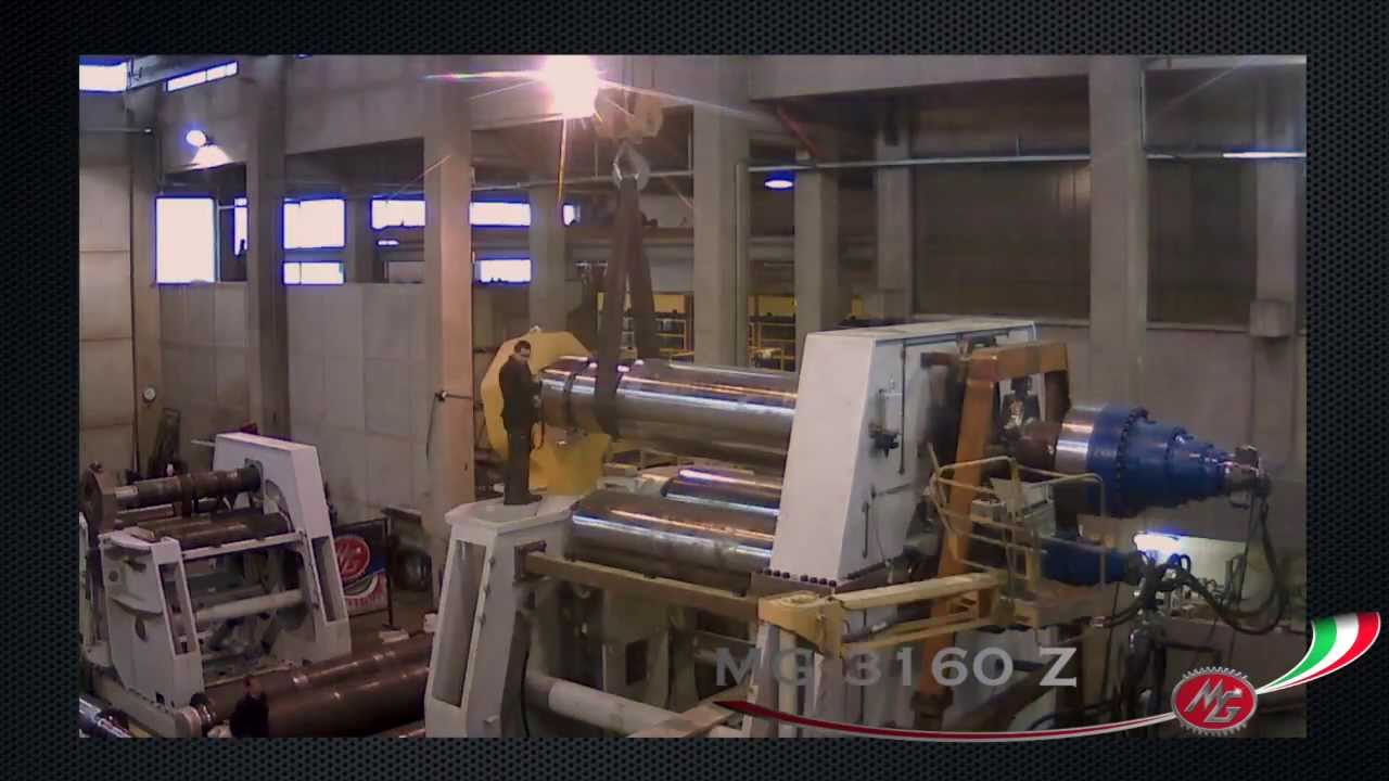 Plate roll assembly at MG srl Italy - YouTube