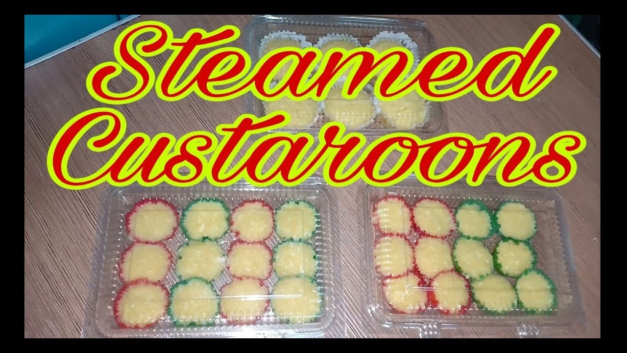 STEAMED CUSTAROONS | CUSTARD MACAROONS | LECHEROONS - YouTube
