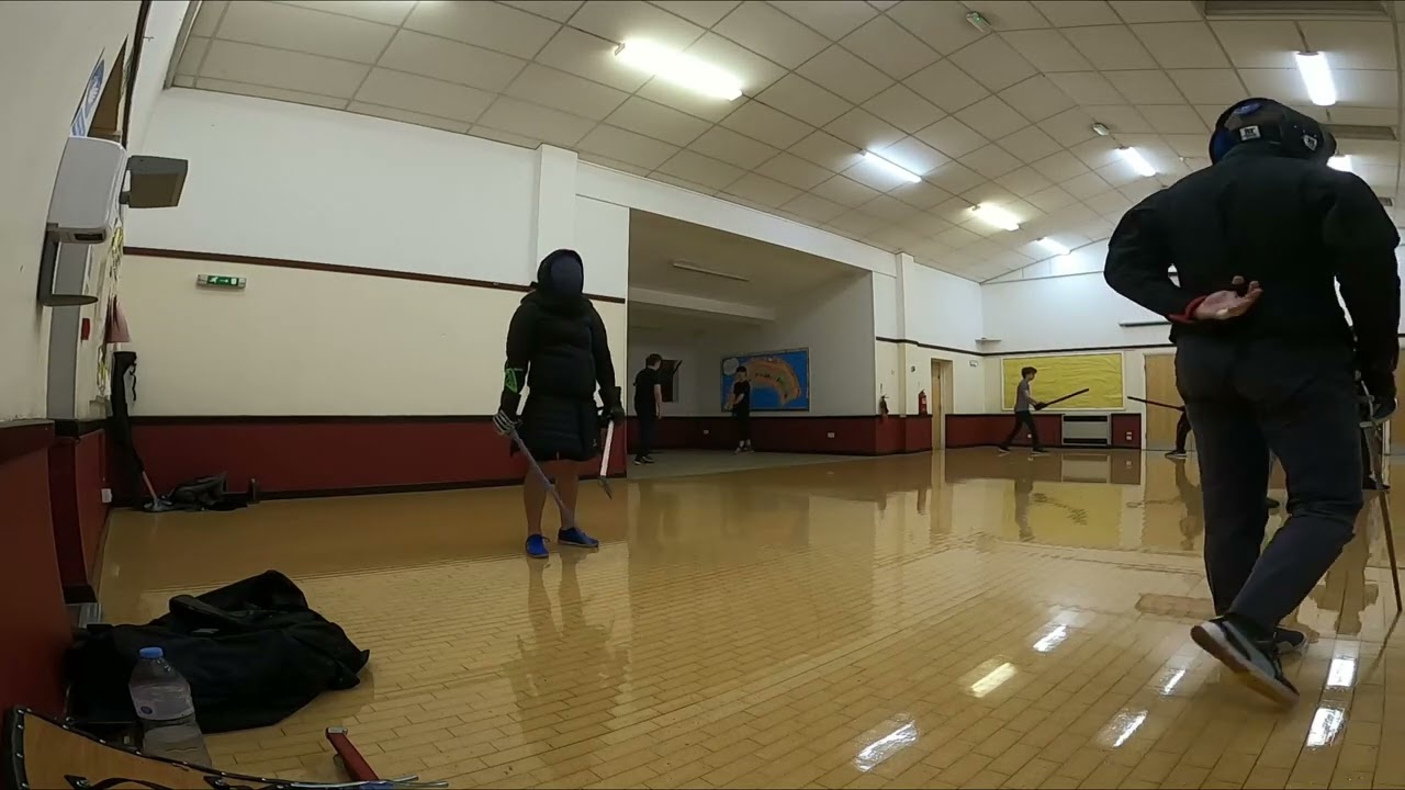 Rapier Fencer Versus Dual Wielder Saber and Axe - Steve and Dave - YouTube