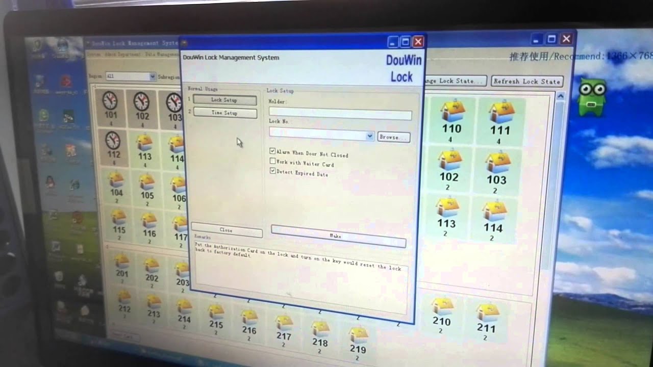 DOUWIN Locker lock system - YouTube