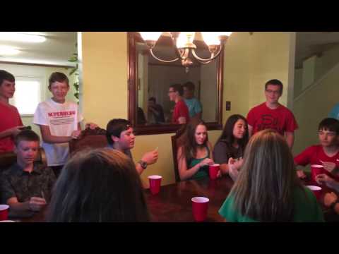 Guy throws up when trying flash bang hot sauce during initiation