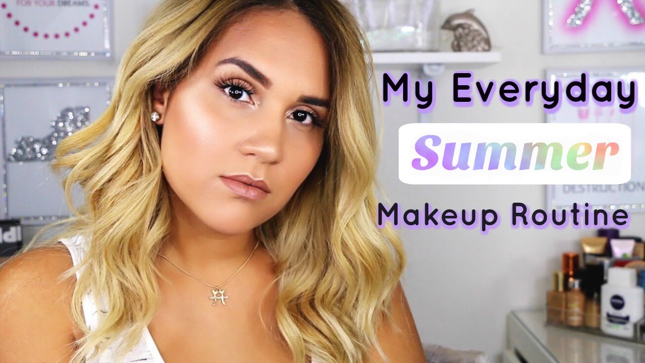 My Everyday Summer Makeup Routine - YouTube