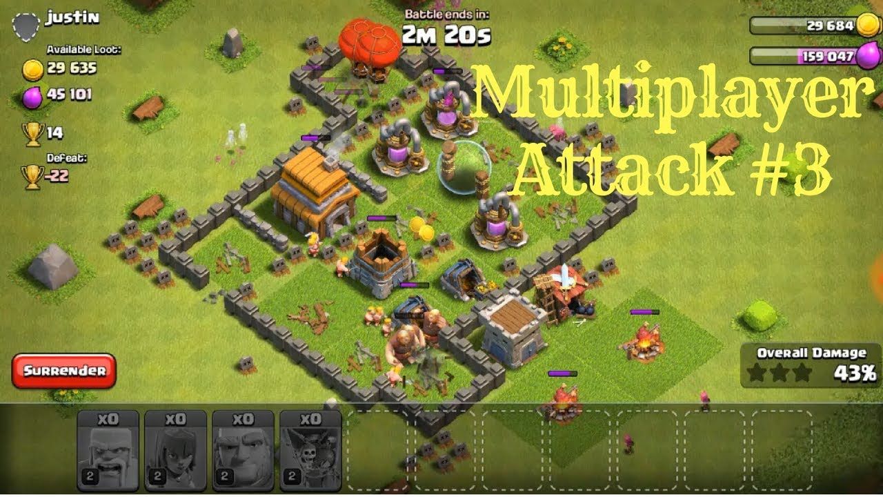 COC - Multiplayer Attack Strategy #3 - YouTube