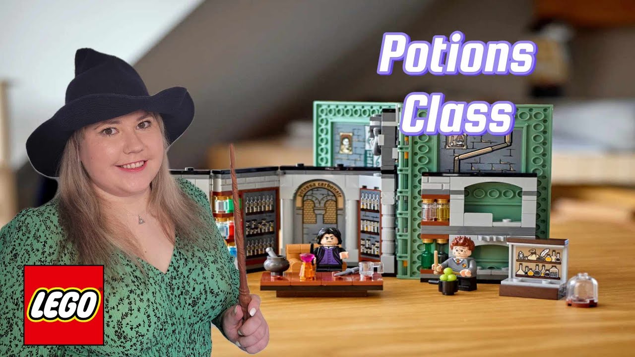 Brewing Some #LEGO Potions! Hogwarts Moments Set Review 76383 - YouTube