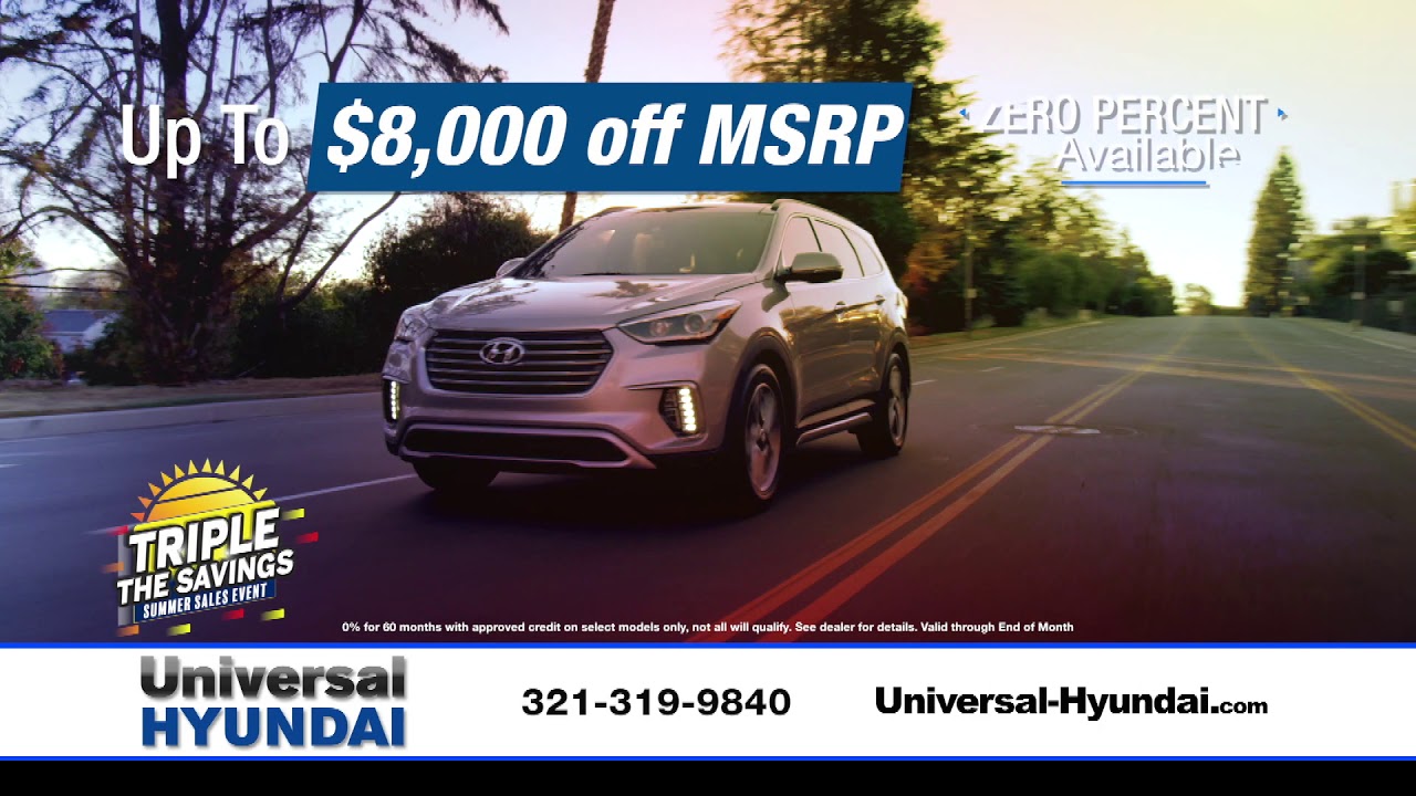 Universal Hyundai - Schedule Your Test Drive TODAY! - YouTube