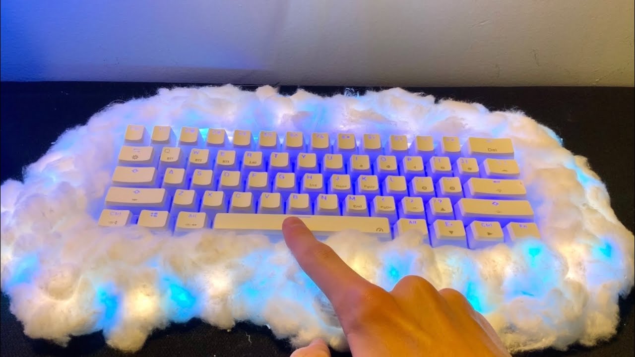 When your keyboard is an actual cloud - YouTube