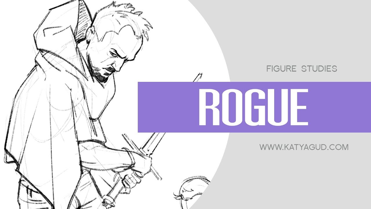 Daily Sketching #09 // Rogue - YouTube
