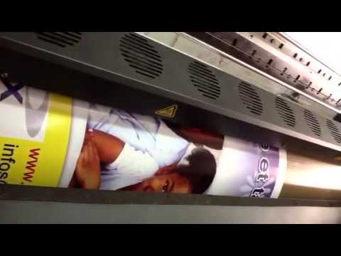 Impression vutek 3360 COLORPRO votre enseigniste sur Abidja - YouTube