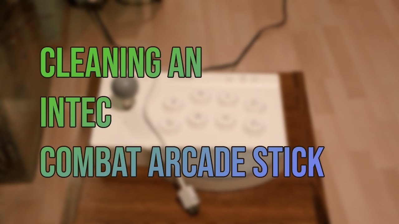 Cleaning an Intec Combat Arcade Stick - YouTube