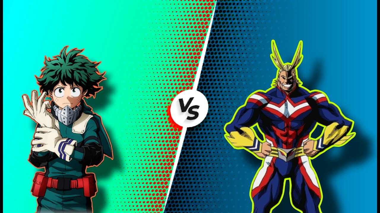 izuku midoriya vs all might gameplay video in pc - YouTube