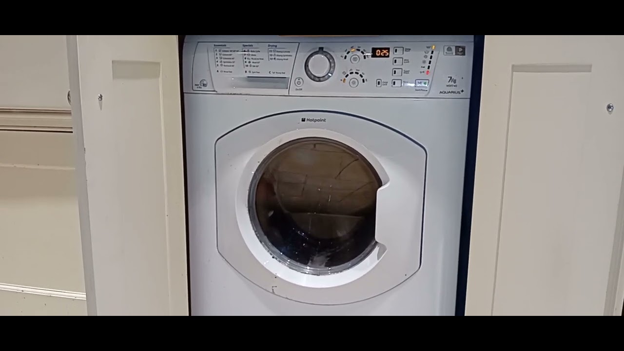 Hotpoint WDF740 Washer Dryer Fast Wash 40 Main Wash And First Spin ...