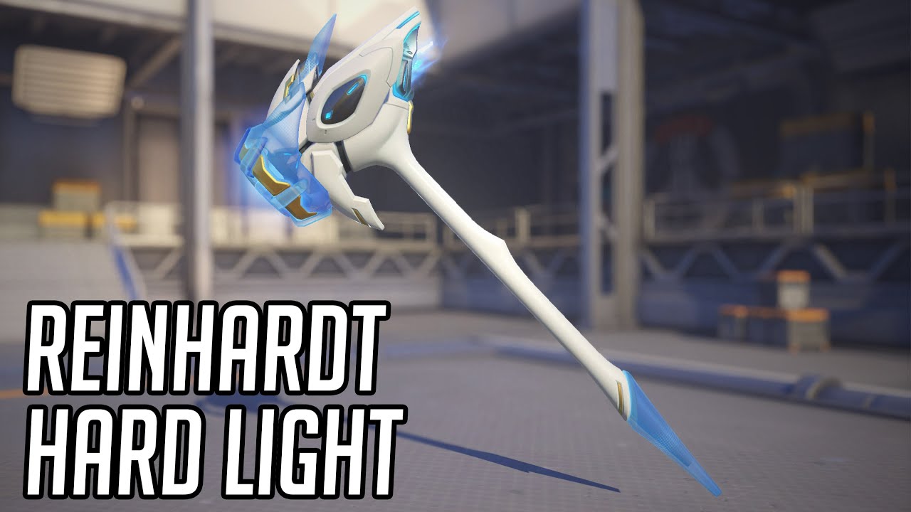 Reinhardt "Hard Light" Weapon Skin Showcase - Overwatch 2 - YouTube
