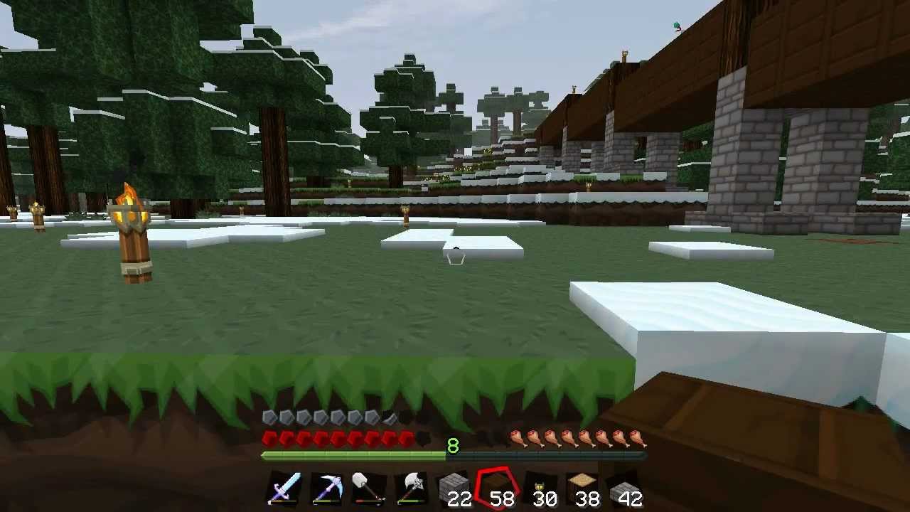 MINECRAFT 16 BIT: Aqueduct! - Episode 42 (Let's Play + Build Tutorial ...