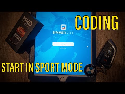 CODING A G20 TO START IN SPORT MODE - Bimmercode MHD - YouTube