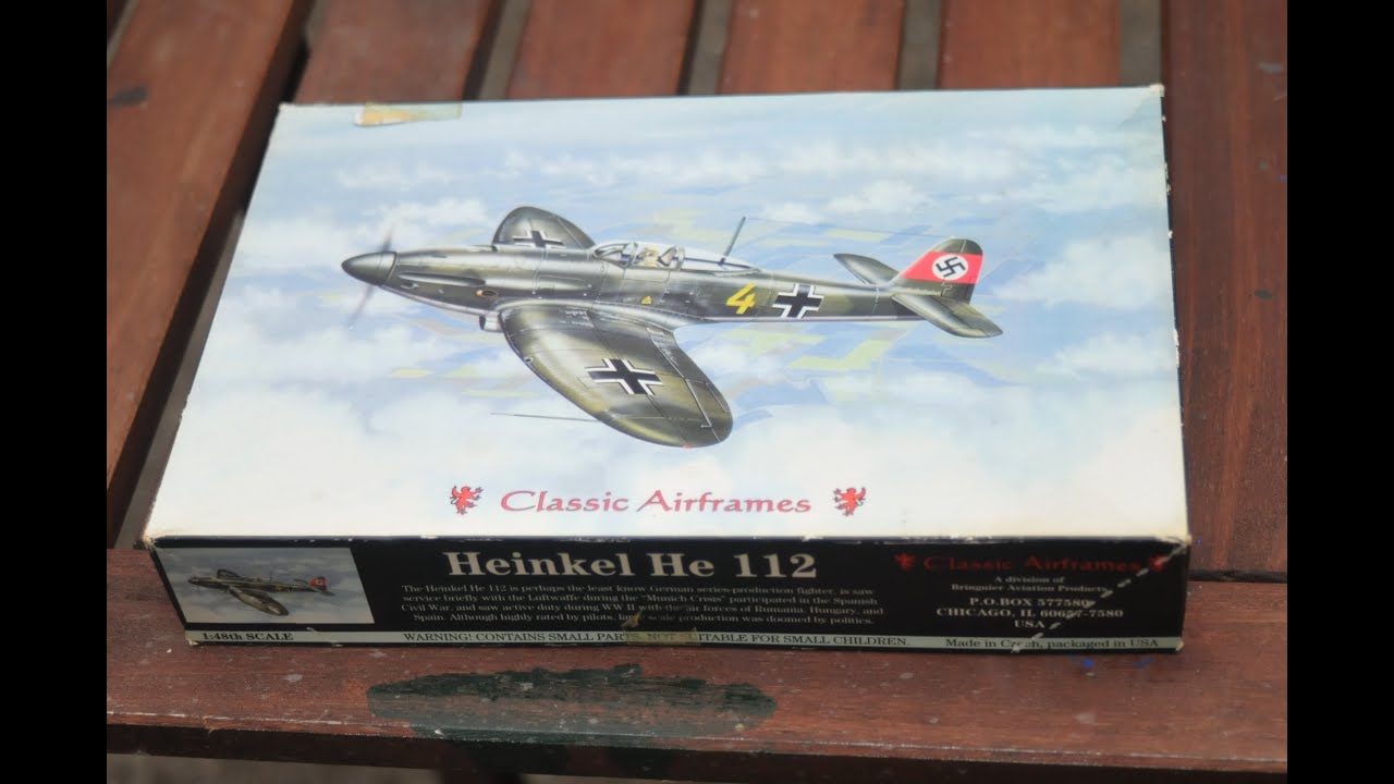 Inbox Review of the 1 48 Scale Heinkel He 112 from Classic Airframes ...