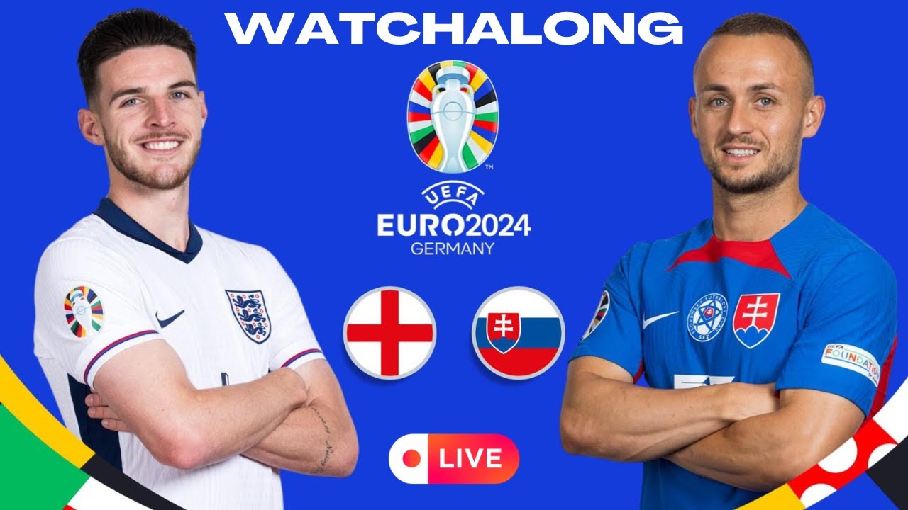 🌍EUROS 24 KNOCKOUTS LAST 16 🌍 ENGLAND V SLOVAKIA W/Waffletv - YouTube