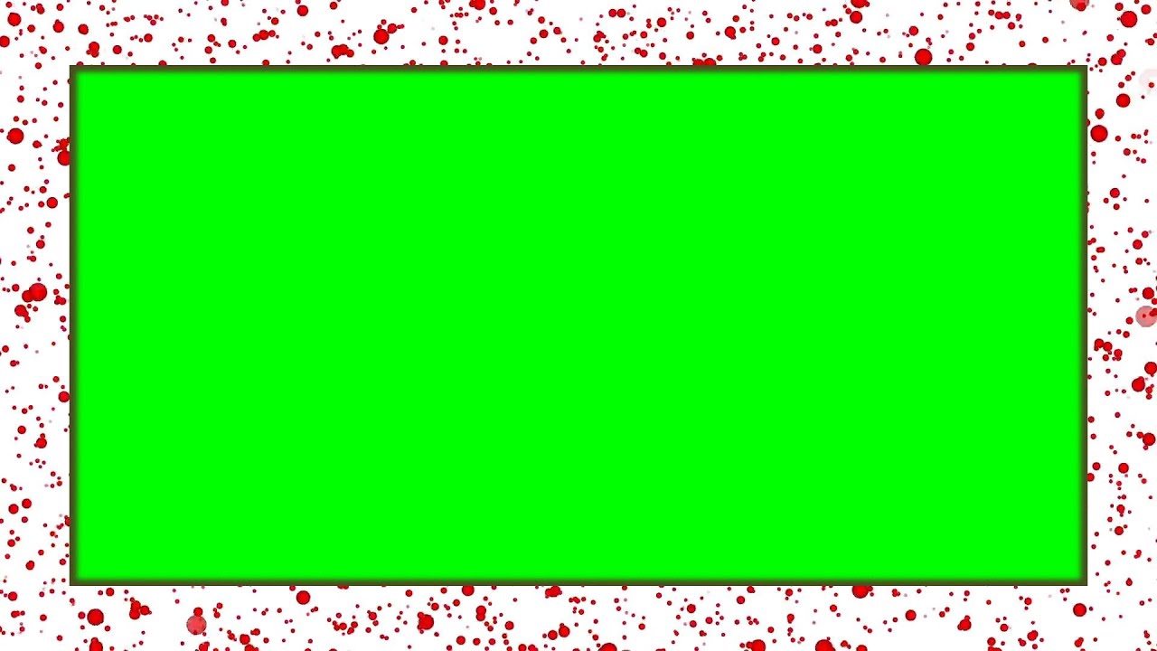 🛑 CONFETTI RED DOTS 🛑 Frame MOTION BORDER💯| #greenscreen effects ...
