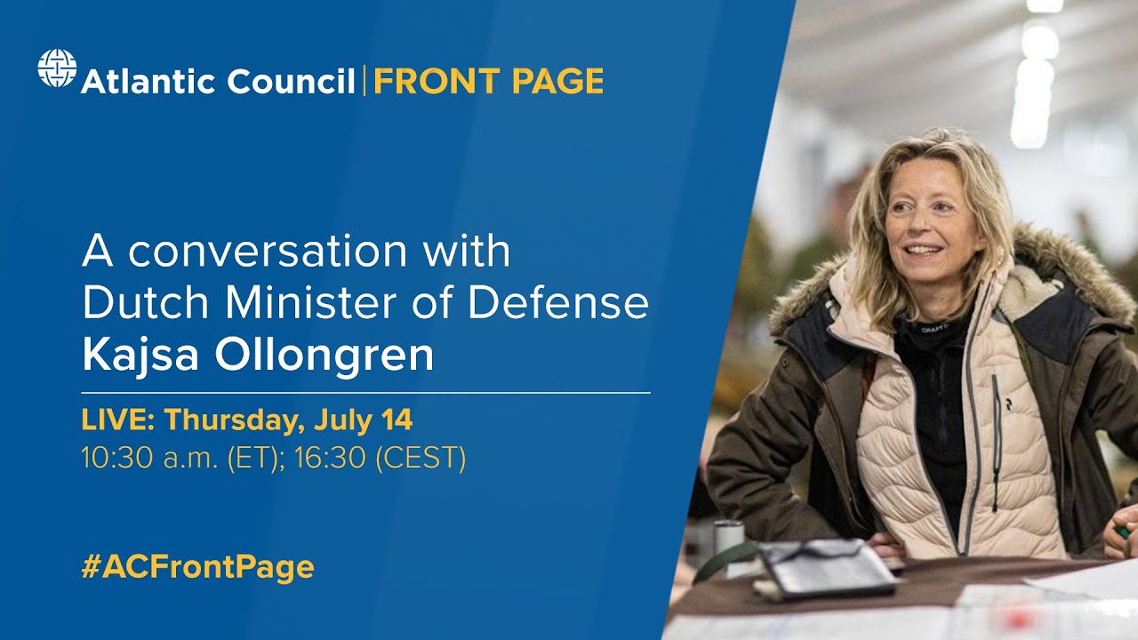 A conversation with Dutch Minister of Defense Kajsa Ollongren - YouTube