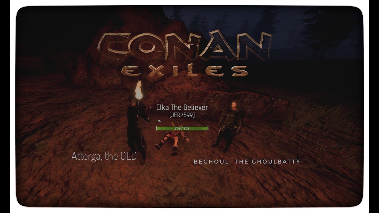 Conan Exiles Ep23 - The King's Niche with just BeGhoul, Elka and ...