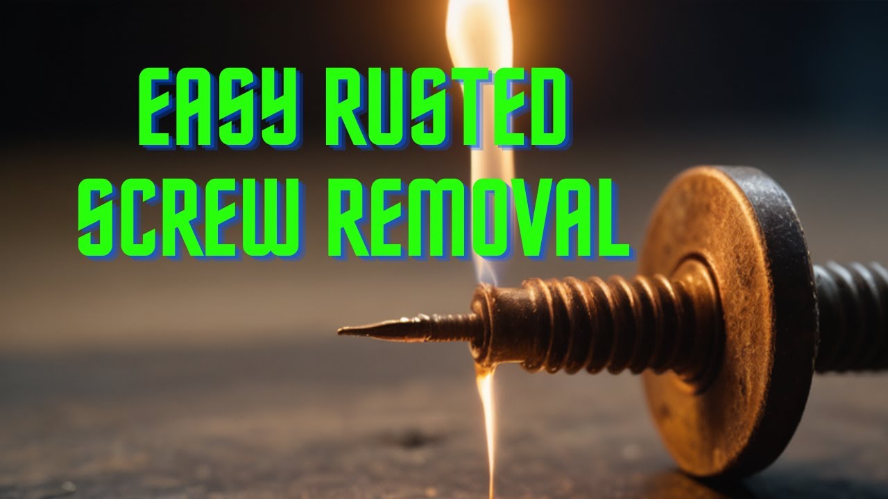 Easy Rusted Screw Removal - YouTube