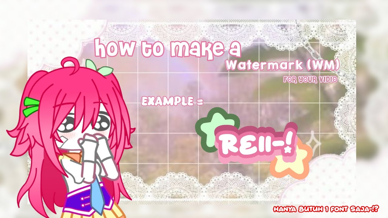 Tutorial simple WM (Only 1 font)-!! #gachaedit #gachatutorialindonesia ...