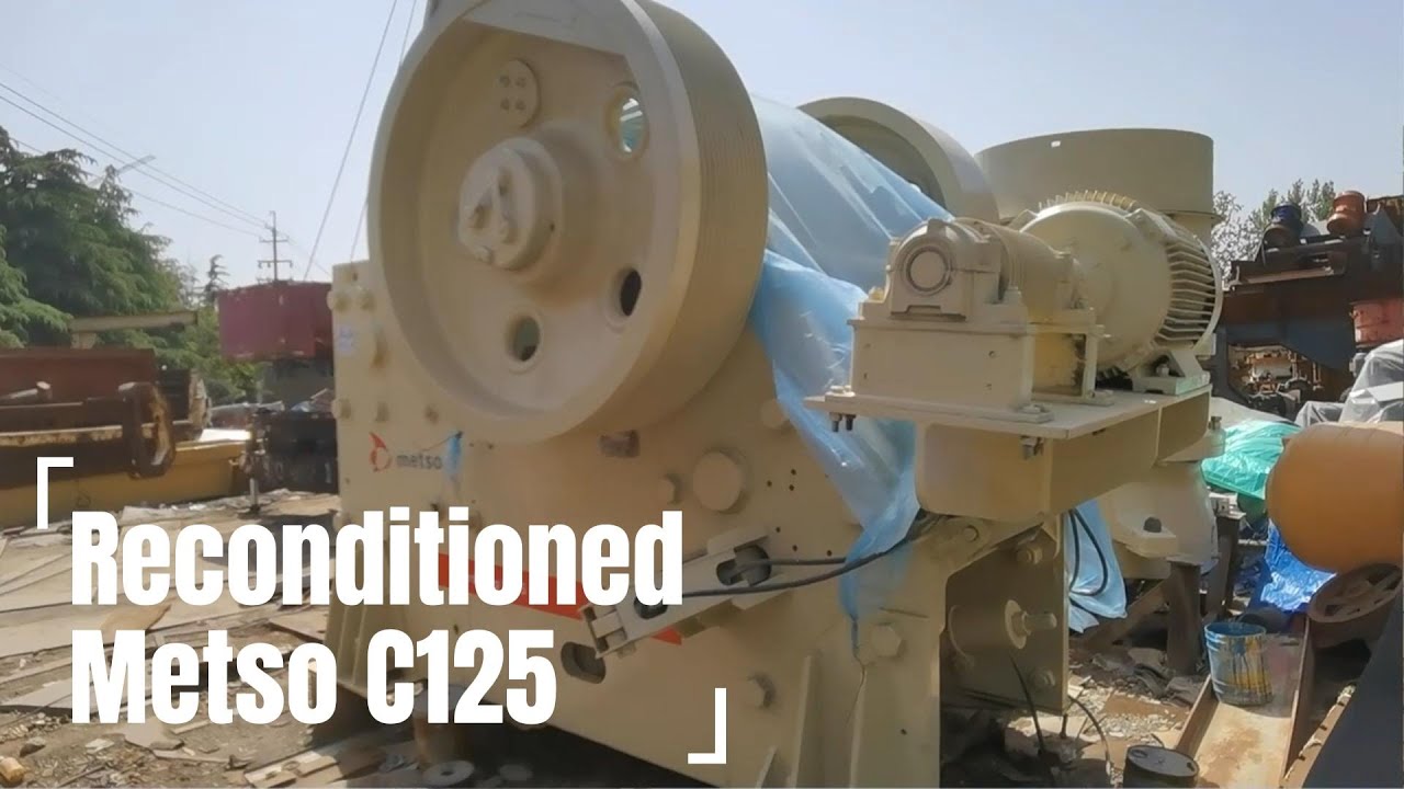 Reconditioned Metso C125 - YouTube