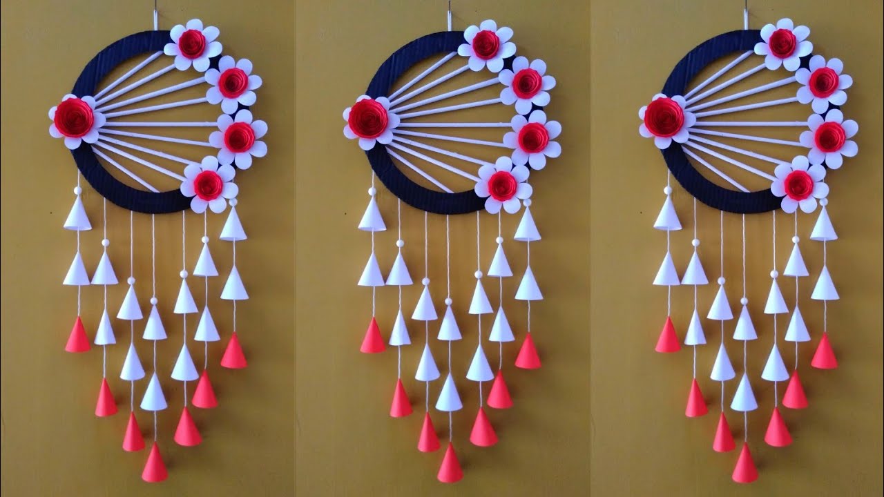 Amazing Wall Hanging | Paper Craft | Handmade Paper Wall Hanging | Easy ...