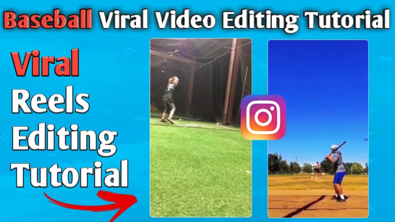 Baseball Viral Video Editing Tutorial | Instagram Viral Reels Editing ...