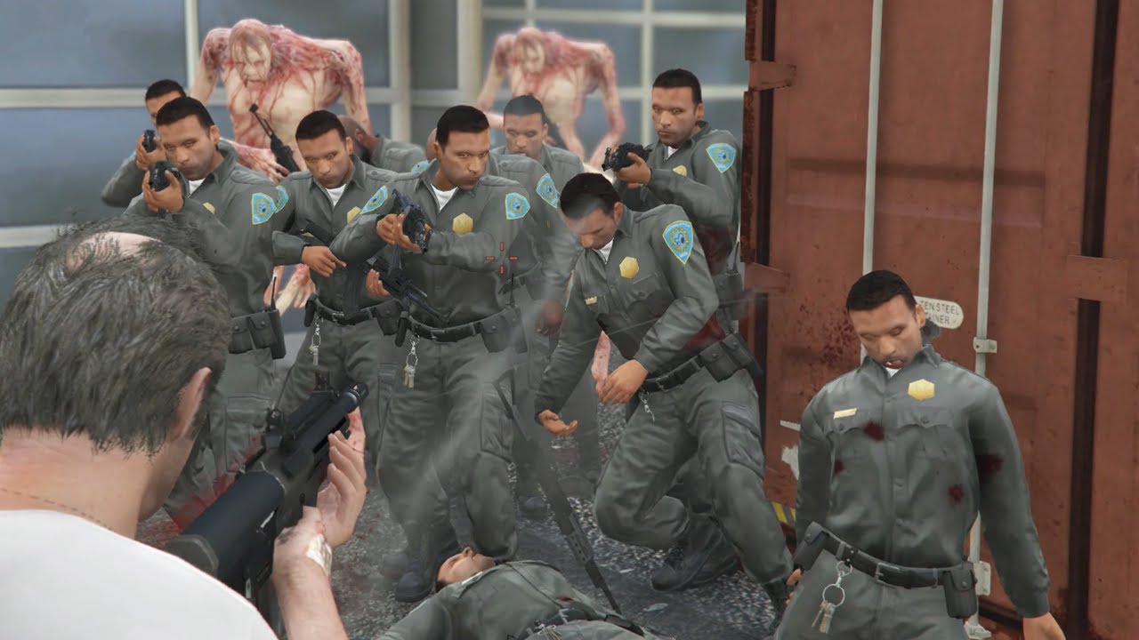 GTA 5 - Trevor's epic rampage shootout compilation - YouTube