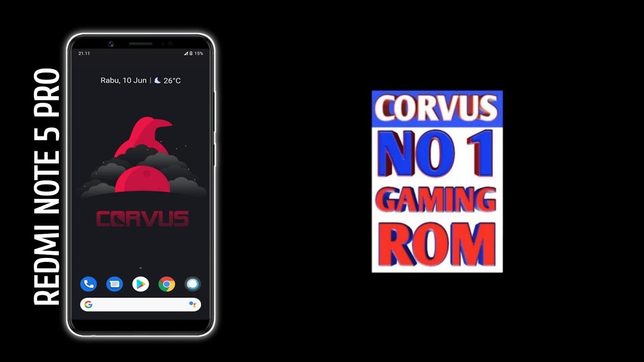 UPDATE CORVUS 7.5 Dark Elixir ROM No 1 Gaming REDMI NOTE 5 PRO - YouTube