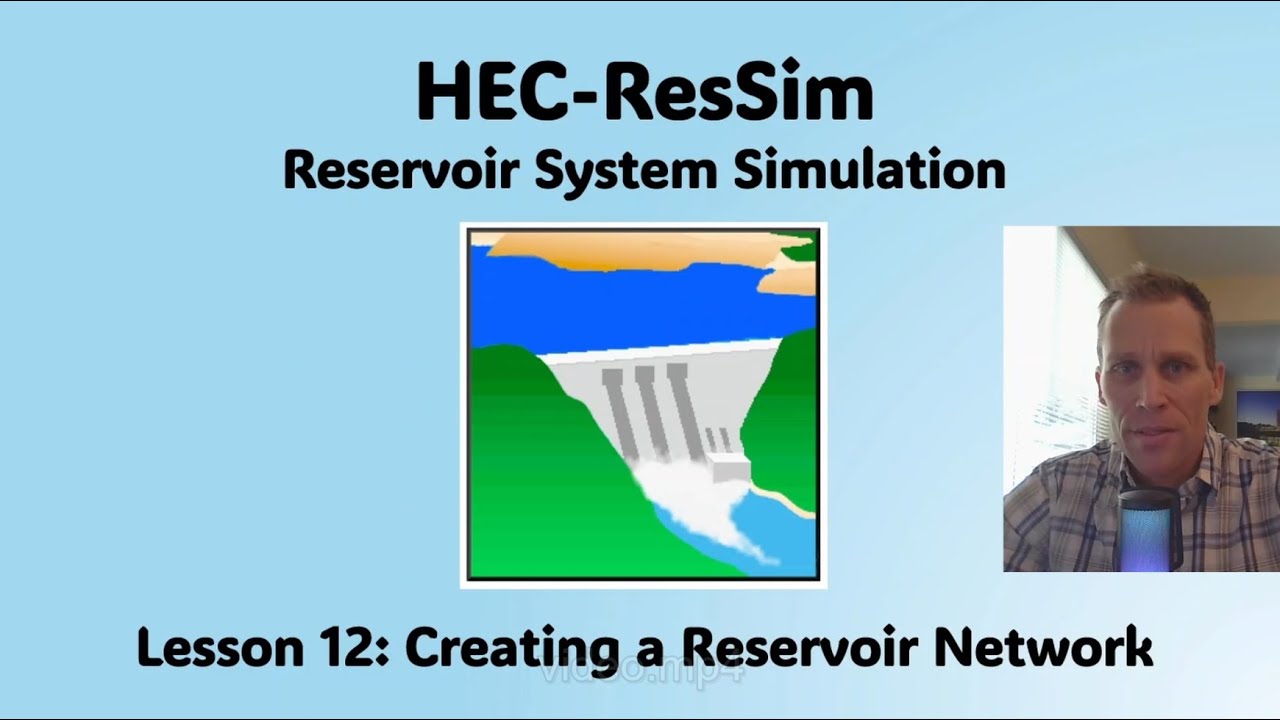 HEC ResSim Lesson 12 - Creating a Reservoir Network - YouTube