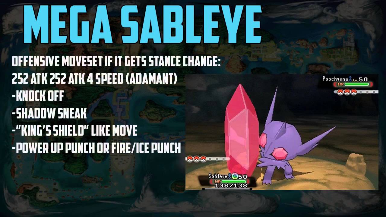 Pokemon Omega Ruby and Alpha Sapphire - Mega Sableye Analysis and ...