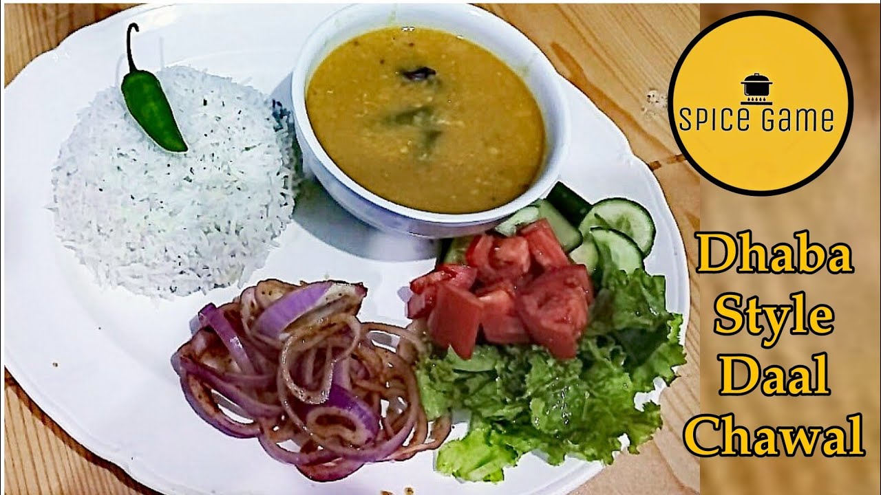 Dhaba Style Daal Chawal Recipe | #spicegame - YouTube