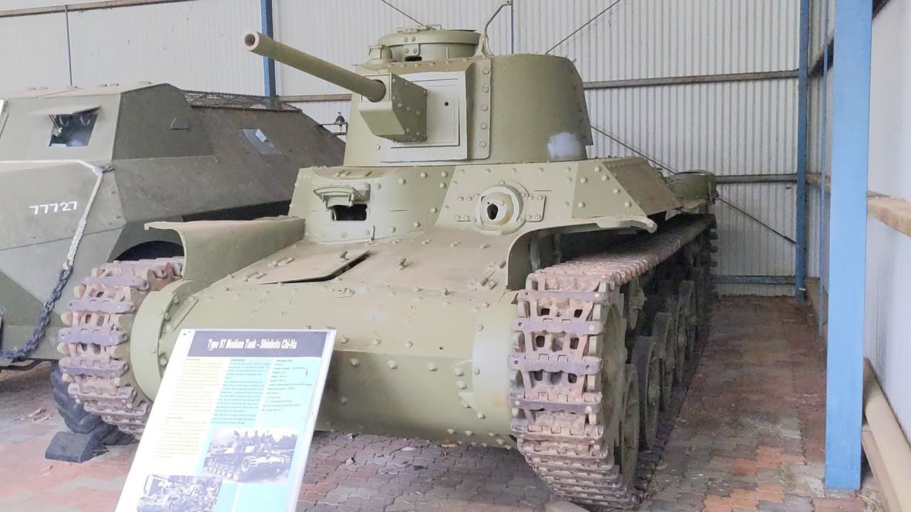 Type 97 Shinhoto Chi-Ha Medium Australian Army Tank Museum. Japanese ...