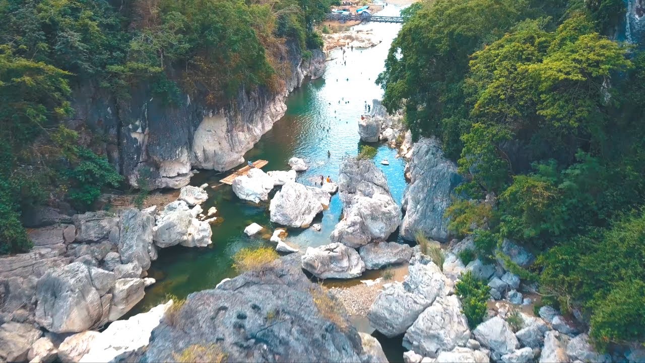 Madlum River, Mt. Manalmon Cinematic Aerial Shot - Honey Take My Hand ...
