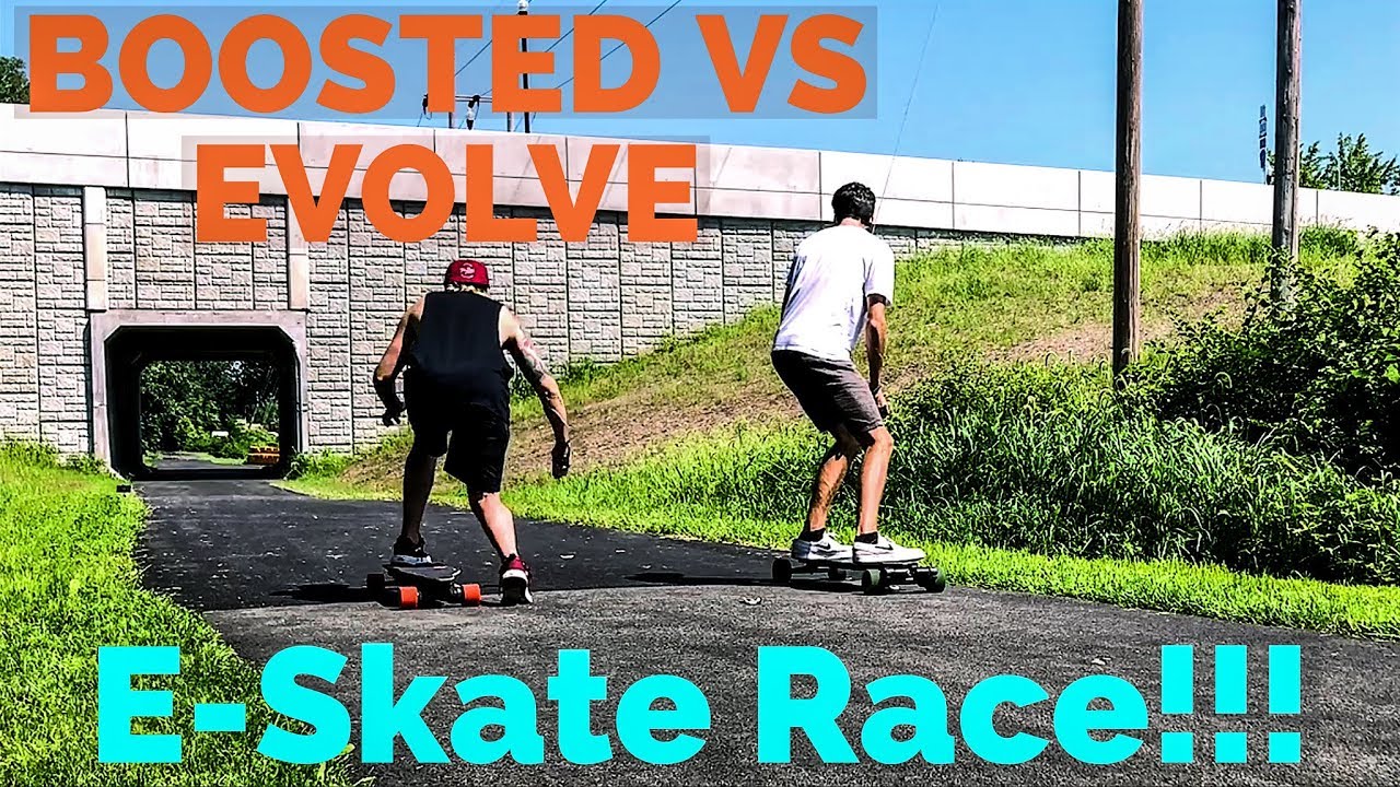 Boosted Board vs Evolve GT!!! | Race - YouTube