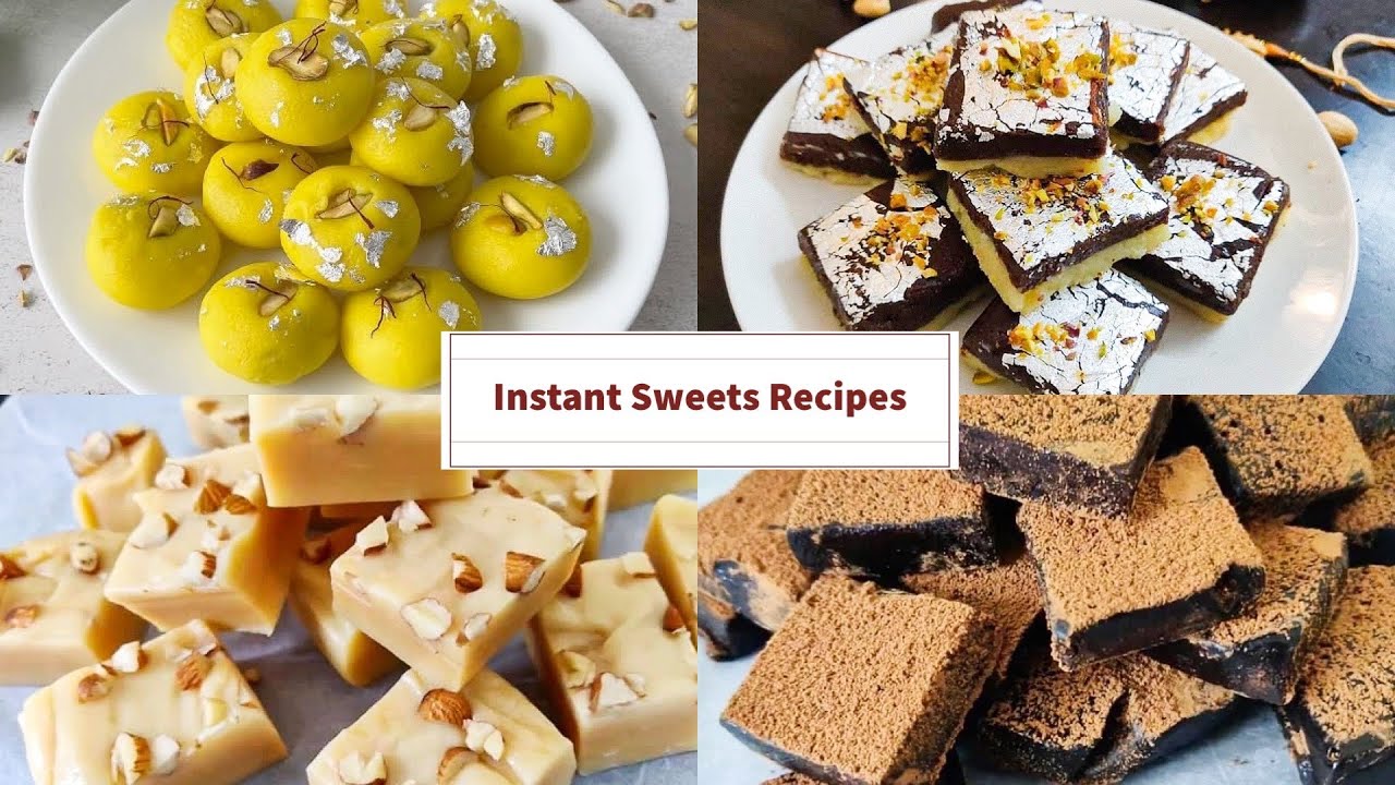 Instant Sweets Recipe | Indian Sweets Recipe | Rakshabandhan Special ...