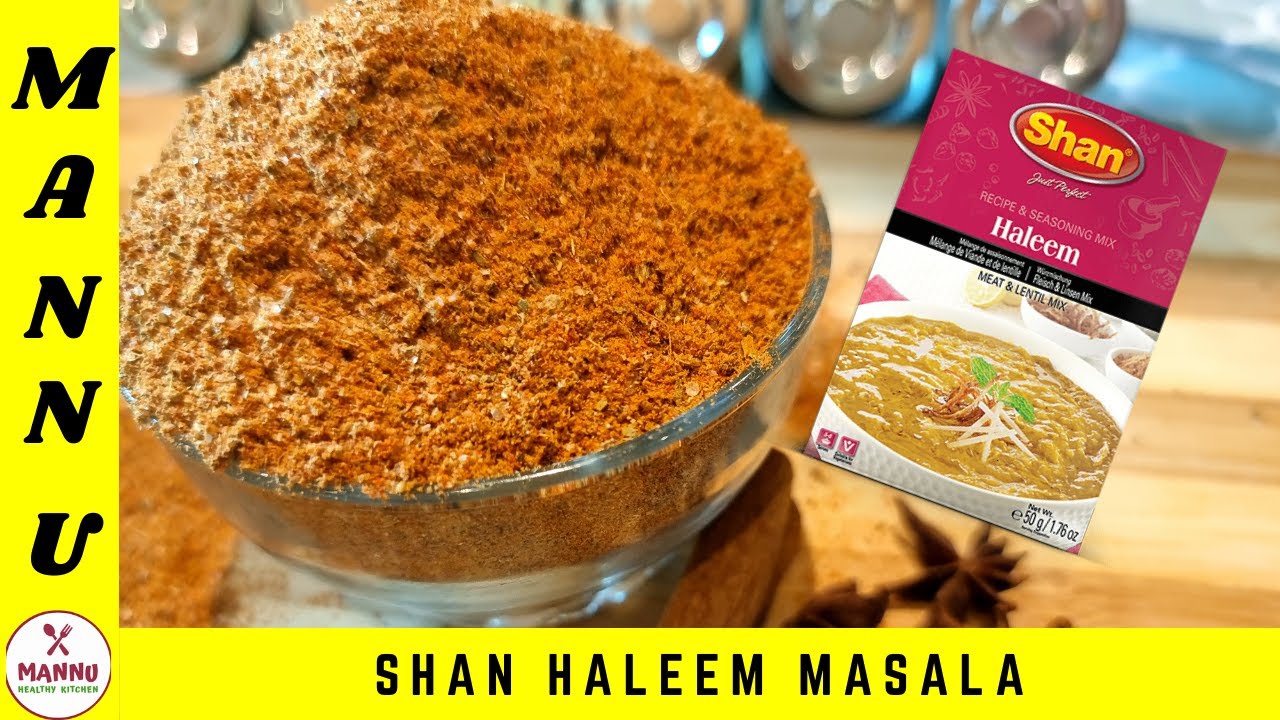 #24 SHAN HALEEM MASALA RECIPE // How to make Haleem Powder | Ramadan ...