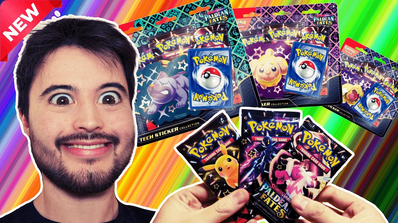 SHINY POKE-DOGS? | Paldean Fates Tech Sticker Opening - YouTube