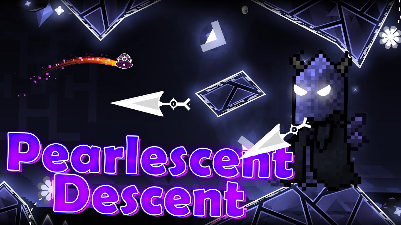 "Pearlescent Descent" by Censr [ALL COINS] | Geometry Dash Daily #724 [2.11] - YouTube