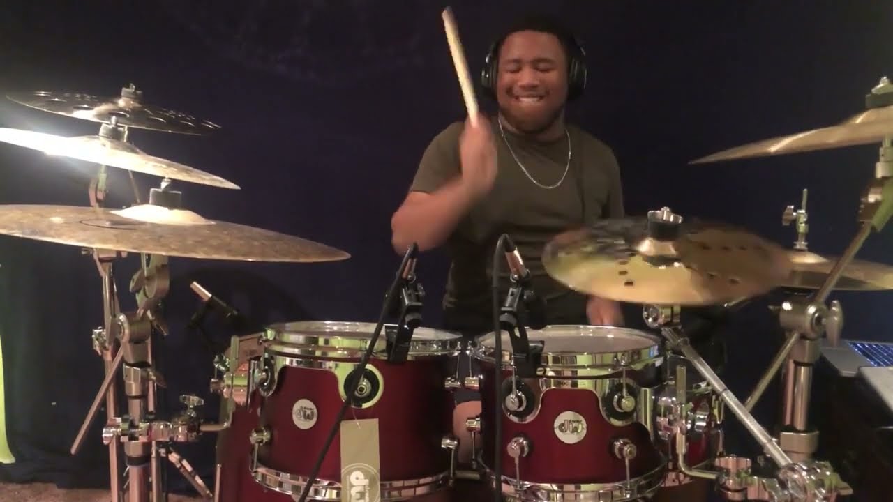 Never Again Drum Cover by Ryan Strickland Jr - YouTube