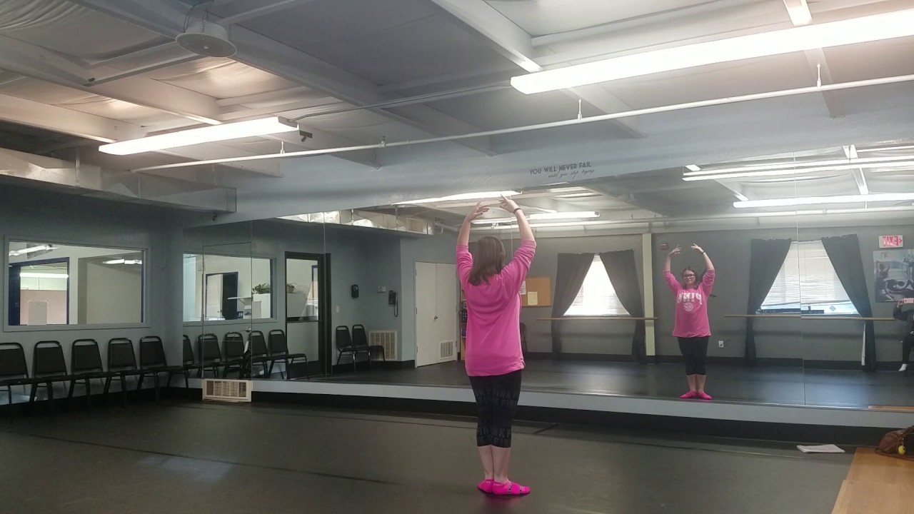 Pretty ballerina with music - YouTube