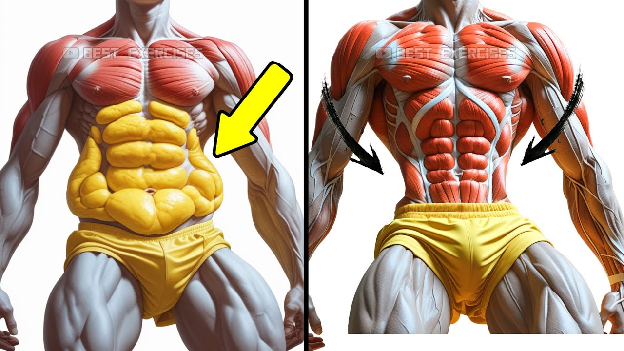Standing Abs to Make Belly Fat Disappear and Reveal Six-Pack Abs - YouTube