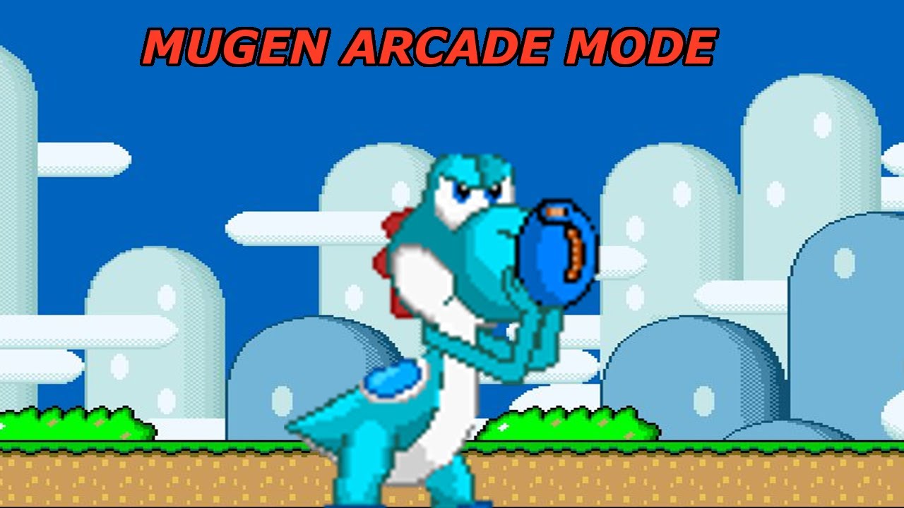 Mugen Arcade Mode with Mega Yoshi - YouTube