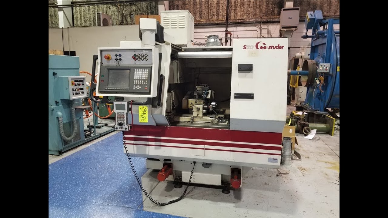 Studer S20 CNC Universal Grinder - YouTube