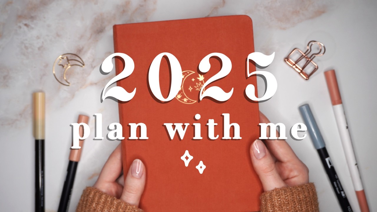 2025 bullet journal setup | plan with me 🧡 - YouTube