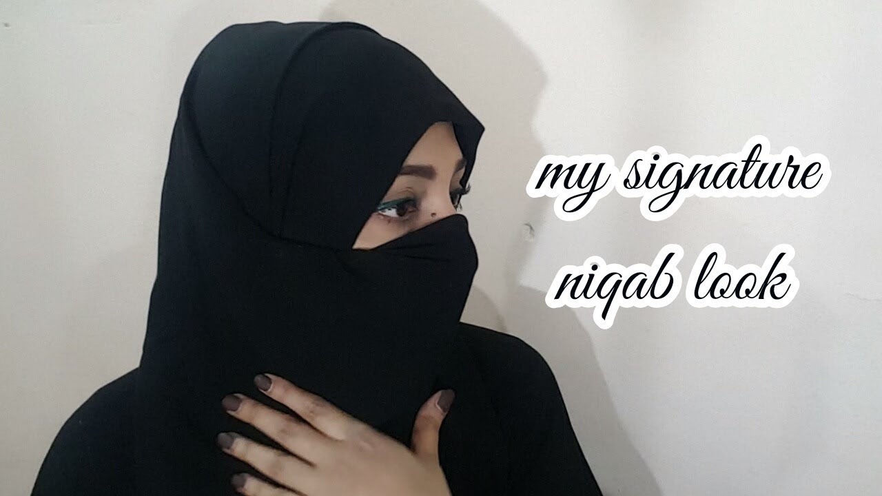 Most easy n simple niqab tutorial for begginers || my signature niqab ...