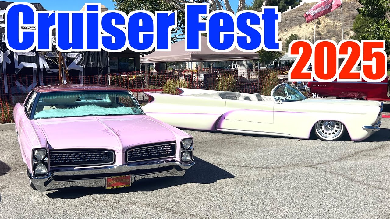 Cruiser Fest 2025 Classic Car Show In Santa Clarita, California - YouTube