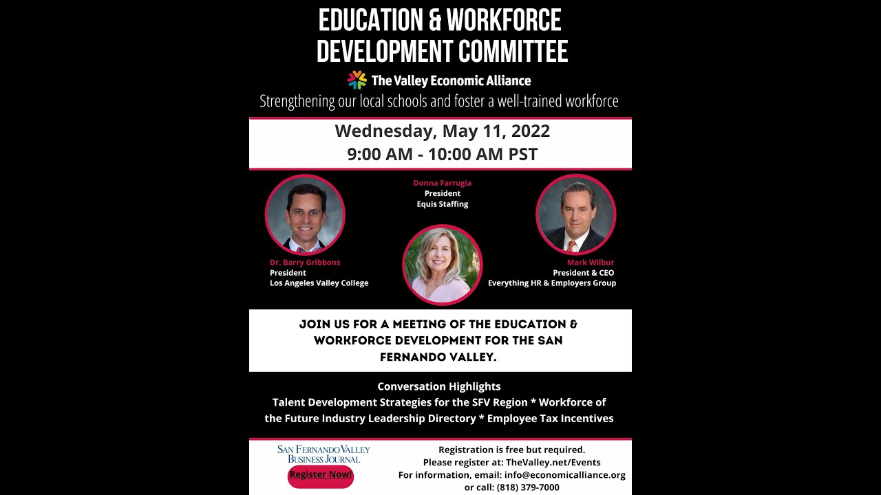 Education & Workforce Development Committee -Talent Market Development ...
